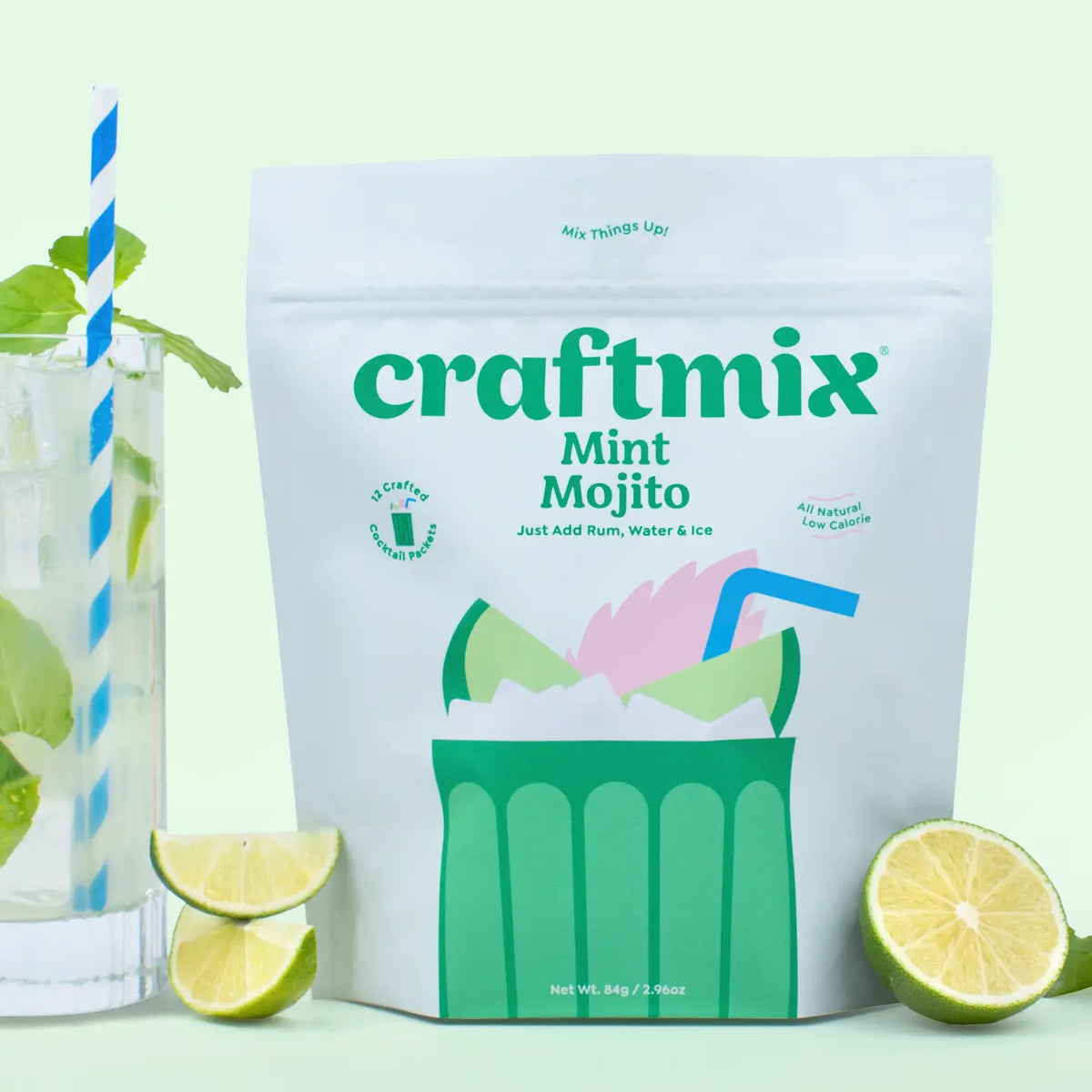 Mint Mojito Cocktail / Mocktail Mixer - 12 Pack – Boone and Bounty